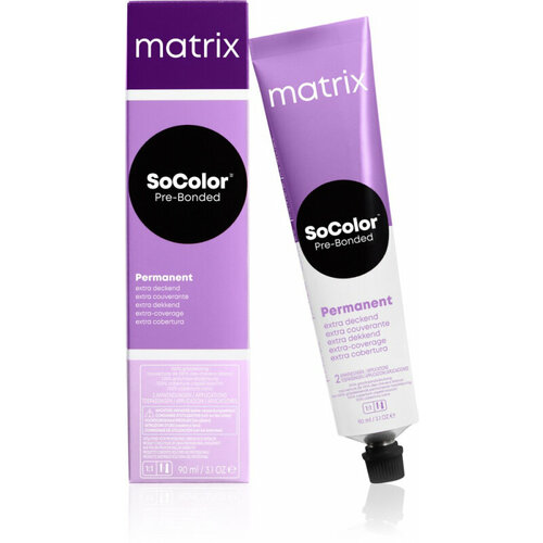 Краска для седых волос Matrix Cosmetics Matrix SoColor Extra Coverage, 506BC темный блонд коричнево-медный