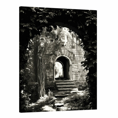 Интерьерная картина 50х70 "Загадочная арка"