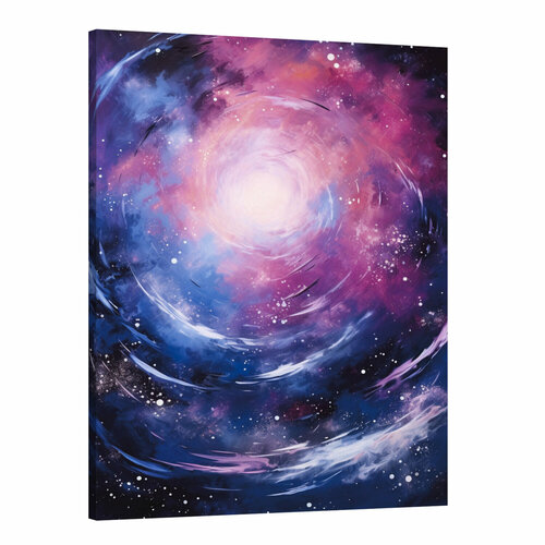 Интерьерная картина 50х70 "Взгляд в бесконечность: Космос"