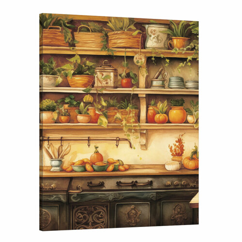 Интерьерная картина 50х70 "Кулинарные изыски"