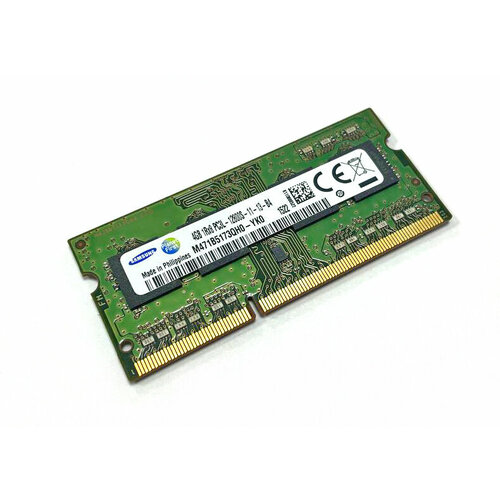 Оперативная память DDR3L 4Gb 1600 Mhz Samsung M471B5173QH0-YK0 So-Dimm PC3L-12800S