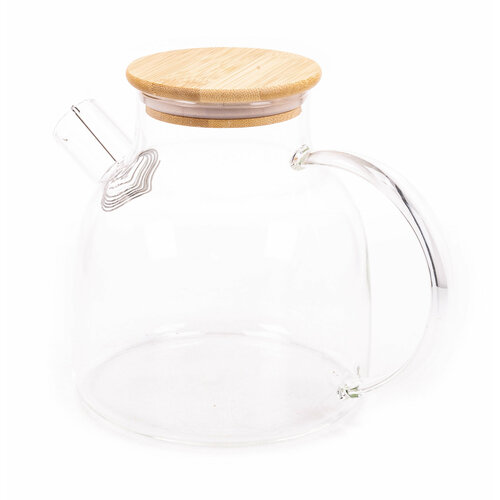 Чайник заварочный стеклянный Astell / Астелл прозрачный с фильтром-пружинкой из жаропрочного стекла, 1.5л / посуда для чая