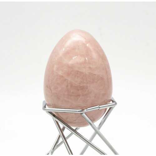 Яйцо из натурального камня розовый кварц 50 мм