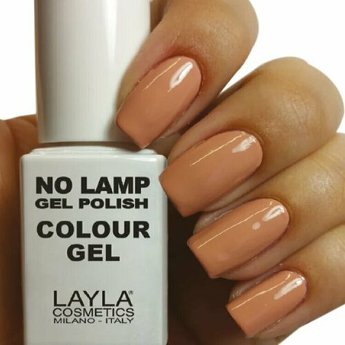 Гель для ногтей цветной No Lamp Gel Polish 1658R25-004, N.4, Lazy Brown, 1 шт