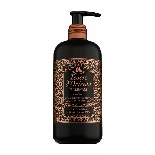 Ароматическое жидкое мыло для рук с аргановым маслом и цветком апельсина / Tesori D'Oriente Hammam Liquid Soap