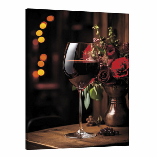 Интерьерная картина 50х70 "Вино осознания"