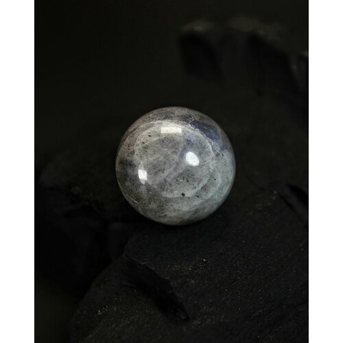 Лабрадор - шар, диаметр 24-26 мм - натуральный камень, самоцвет для декора, интерьера и коллекции