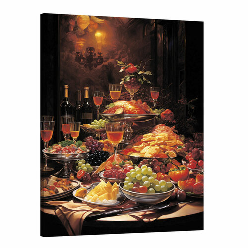 Интерьерная картина 50х70 "Кулинарный экстаз"