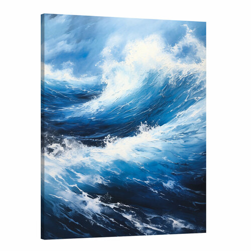 Интерьерная картина 50х70 "Океанский шторм"