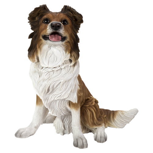 Статуэтка собаки породы Шелти, высота 36 см, 24 х 32 см