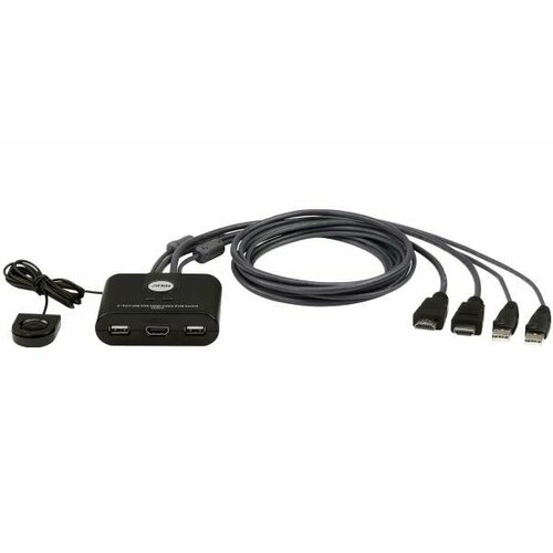 ATEN 2-Port USB FHD HDMI Cable KVM Switch