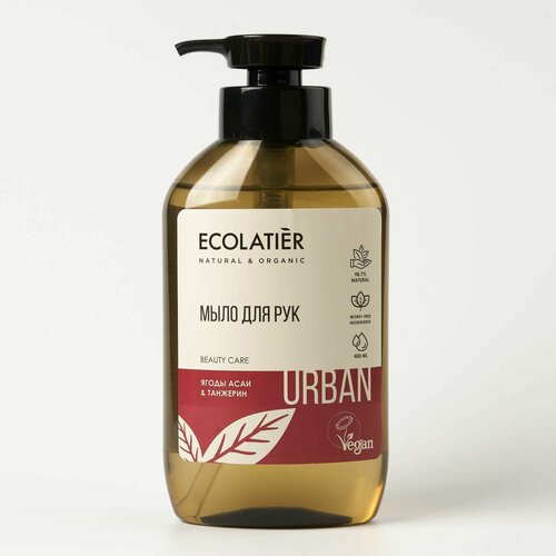 Ecolatier Жидкое мыло для рук Urban Ягоды асаи & танжерин, 400 мл