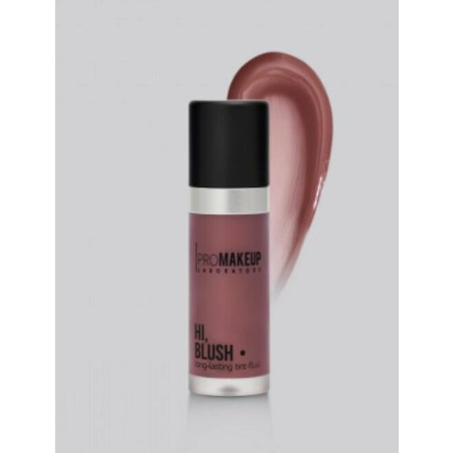 PROMAKEUP LABORATORY Стойкие румяна-флюид многофункциональные HI, BLUSH, тон 104 rosy brown / кофейно-розовый