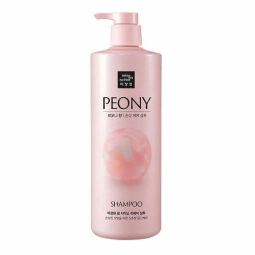 Mise-en-scene Восстанавливающий шампунь для поврежденных волос с ароматом пиона PEONY Shampoo 1000 мл