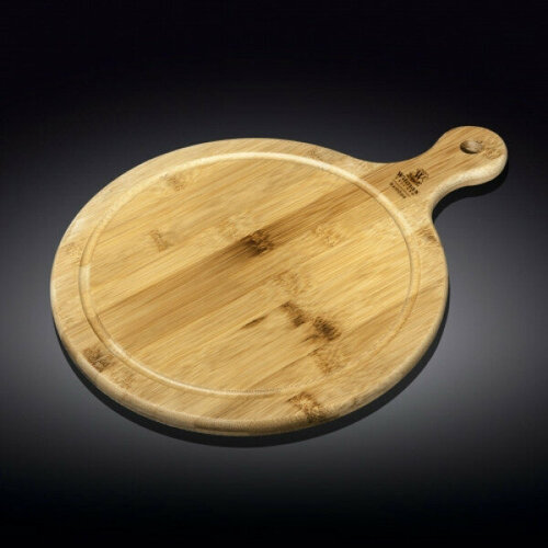 WILMAX bamboo Подставка круглая с ручкой WL-771100/А (37,5*28см)