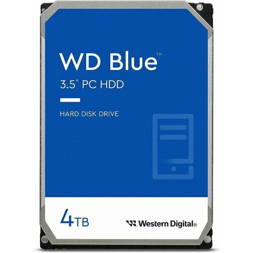 Жесткий диск Western Digital 4TB WD40EZAX 5400 RPM blue, SATA III, 6Gb/s, CMR