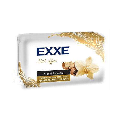 Туалетное мыло EXXE Silk Effect, орхидея и сандал, 140 г