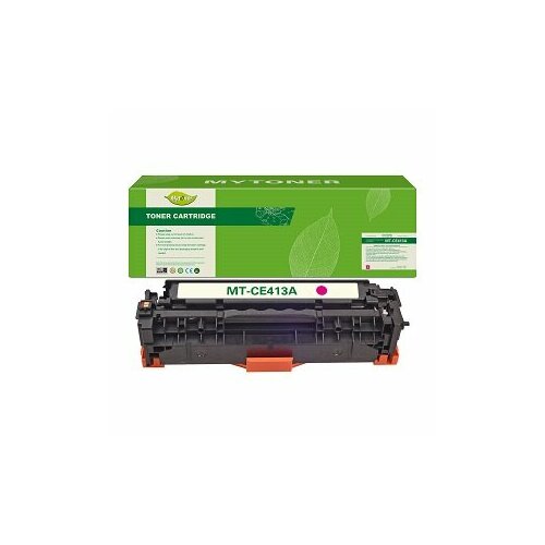 Картридж MyToner, аналог HP CE413A/CC533A/ Canon 118M/718M/318M красный 2.8k с чипом