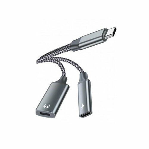 Аксессуар KS-is USB-C/M - Lightning/F KS-838Gr-D
