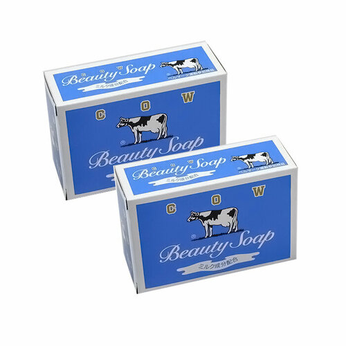 COW BRAND Beauty Soap Туалетное мыло с молоком аромат жасмина 85 гр, в комплекте 2 штуки