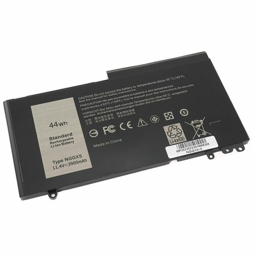 Аккумулятор NGGX5 для Dell Latitude 12 E5270 / 15 E5570 / Precision M3510 (53VJ6, XWDK1, RDRH9) 3900mAh
