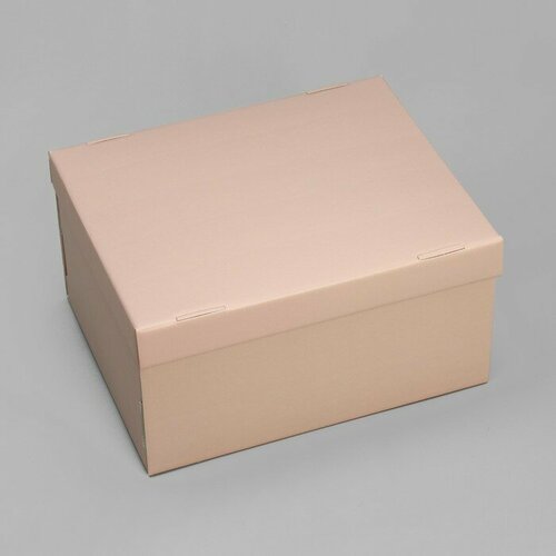 Коробка подарочная складная, упаковка, «Кофейная», 31.2 х 25.6 х 16.1 см (комплект из 5 шт)