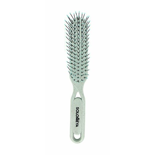 Расческа для распутывания сухих и влажных волос Solomeya Detangler Hairbrush for Wet & Dry Hair Pastel Green