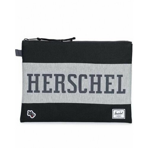 Сумка клатч Herschel, черный, серый