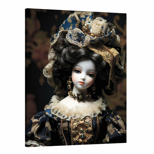 Интерьерная картина 50х70 "Кукла в викторианском стиле"