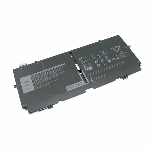 Аккумулятор X1W0D для ноутбука Dell XPS 13 9310 7.6V 6710mAh черный