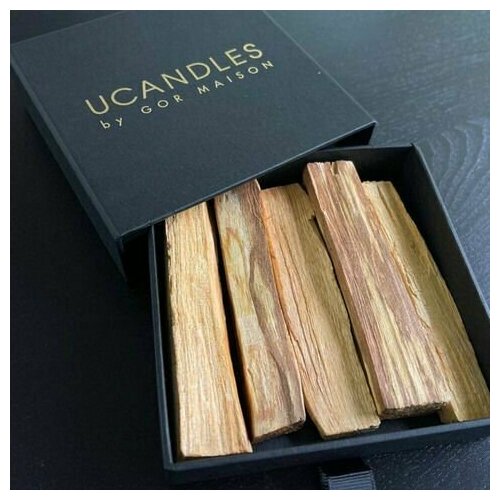 UCANDLES Пало Санто Премиум Набор в подарочной коробке 5 штук Palo Santo