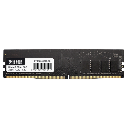 Память BaseTech DDR4 DIMM 8Гб, 2666МГц, CL19, Bulk