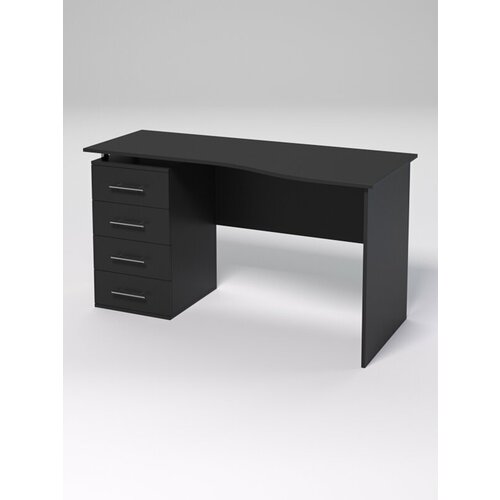 Компьютерный стол "менеджер" №39, Черный 140 x 90 x 75 см