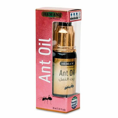Муравьиное масло - Ant Oil для удаления волос с дозатором Hemani / Хемани , 30 мл