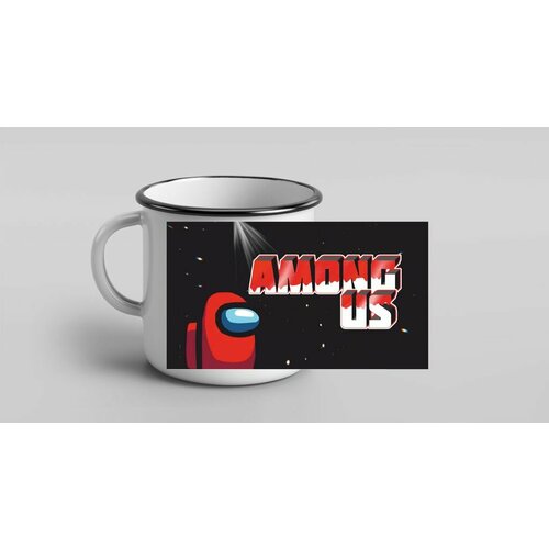 Кружка металлическая эмалированная Among Us, Амонг Ас №8