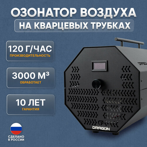 Профессиональный озонатор воздуха Dragon 120 промышленный очиститель воздуха 120000 мг озона в час