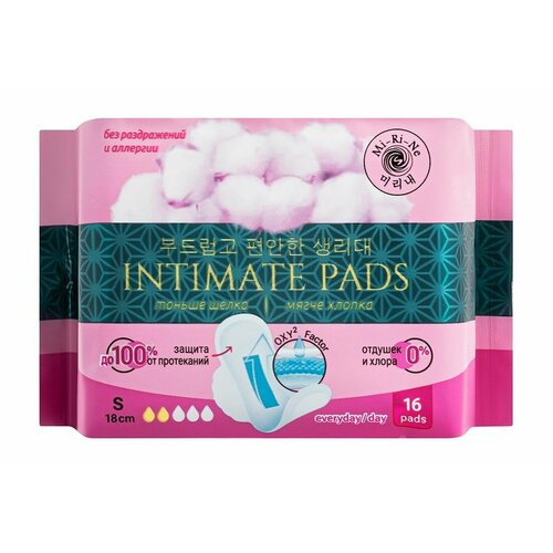 Быстровпитывающие гигиенические прокладки / Mi-Ri-Ne Everyday Intimate Pads S