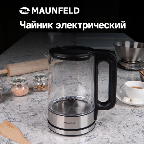 Чайник MAUNFELD MGK-612BK, черный