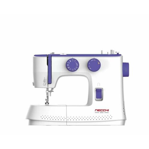 Швейная машина Necchi 2522 белая, фиолетовая