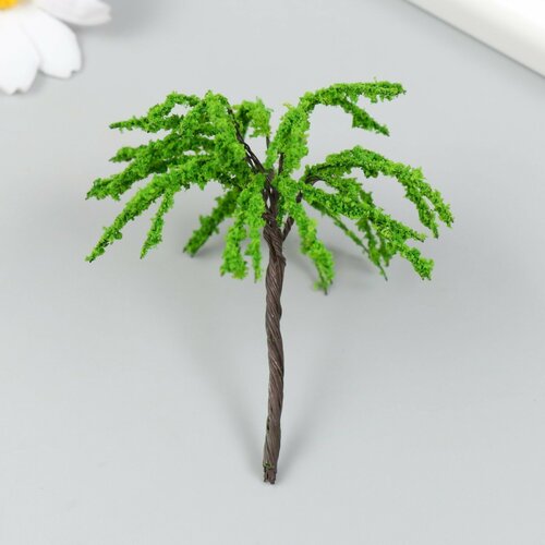 Искусственное растение для творчества пластик "Ива" 3х6 см