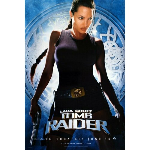 Плакат, постер на холсте Tomb Raider-Lara Croft/Лара Крофт-Расхититель Гробниц. Размер 30 на 42 см