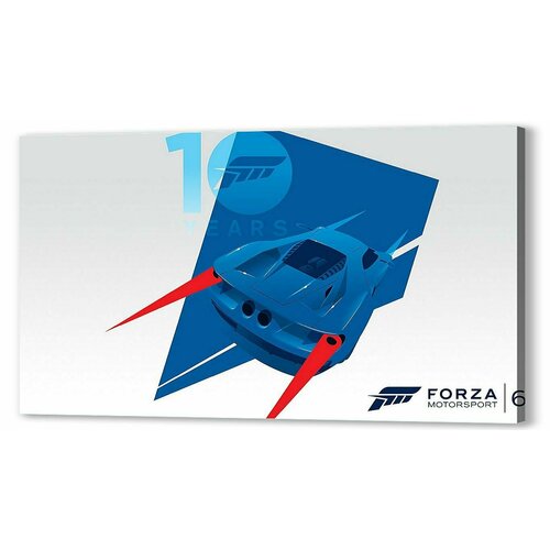 Плакат, постер на холсте Forza Motorsport 6. Размер 60 х 84 см