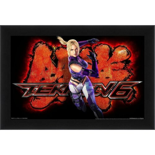 Плакат, постер на холсте Tekken 6. Размер 21х30 см