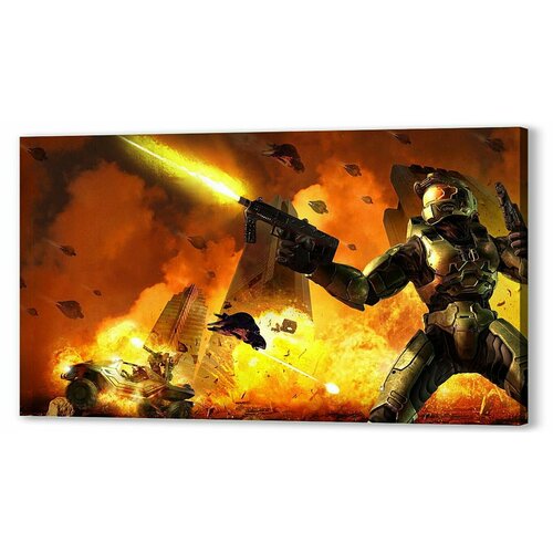 Плакат, постер на бумаге Halo 2. Размер 30 х 42 см