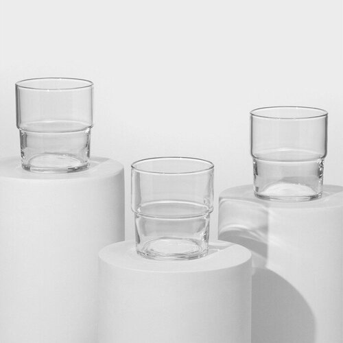 Набор стаканов Paşabahçe HILL, стекло, 300 мл, 3 шт.