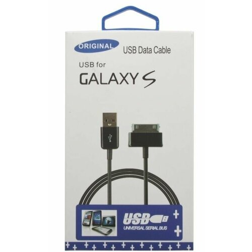 Кабель USB подходит для планшета Huawei MediaPad 10 FHD / Samsung Tab / Note 30 pin для Зарядки Новый Черный В Коробке