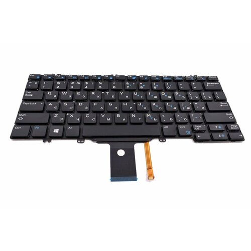 Клавиатура для Dell Latitude 7390 2 in 1 ноутбука с подсветкой