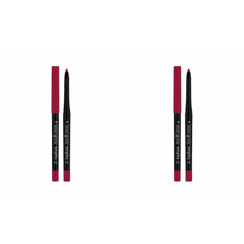 Topface Карандаш для губ водостойкий Stylo Lipliner, автоматический, тон 010, 1.1г, 2 шт.