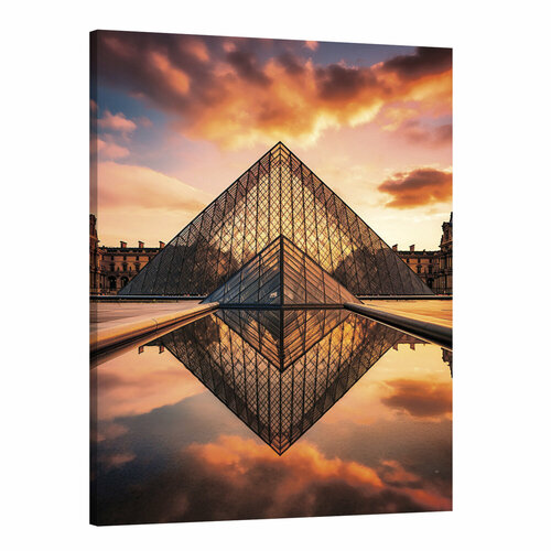 Интерьерная картина 50х70 "Парижская хрустальная картина"