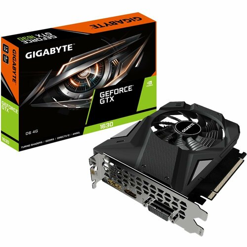 Видеокарта Gigabyte GTX1630 4GB GDDR6 64-bit DVI HDMI DP 1FAN RTL